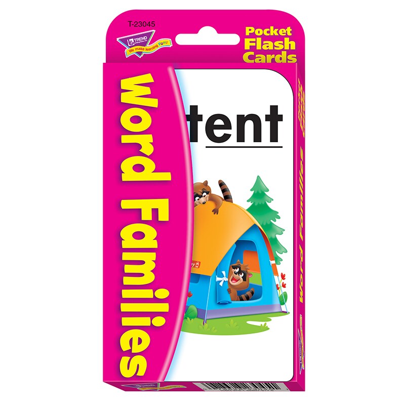Word Families Pocket Flash Cards | Michaels