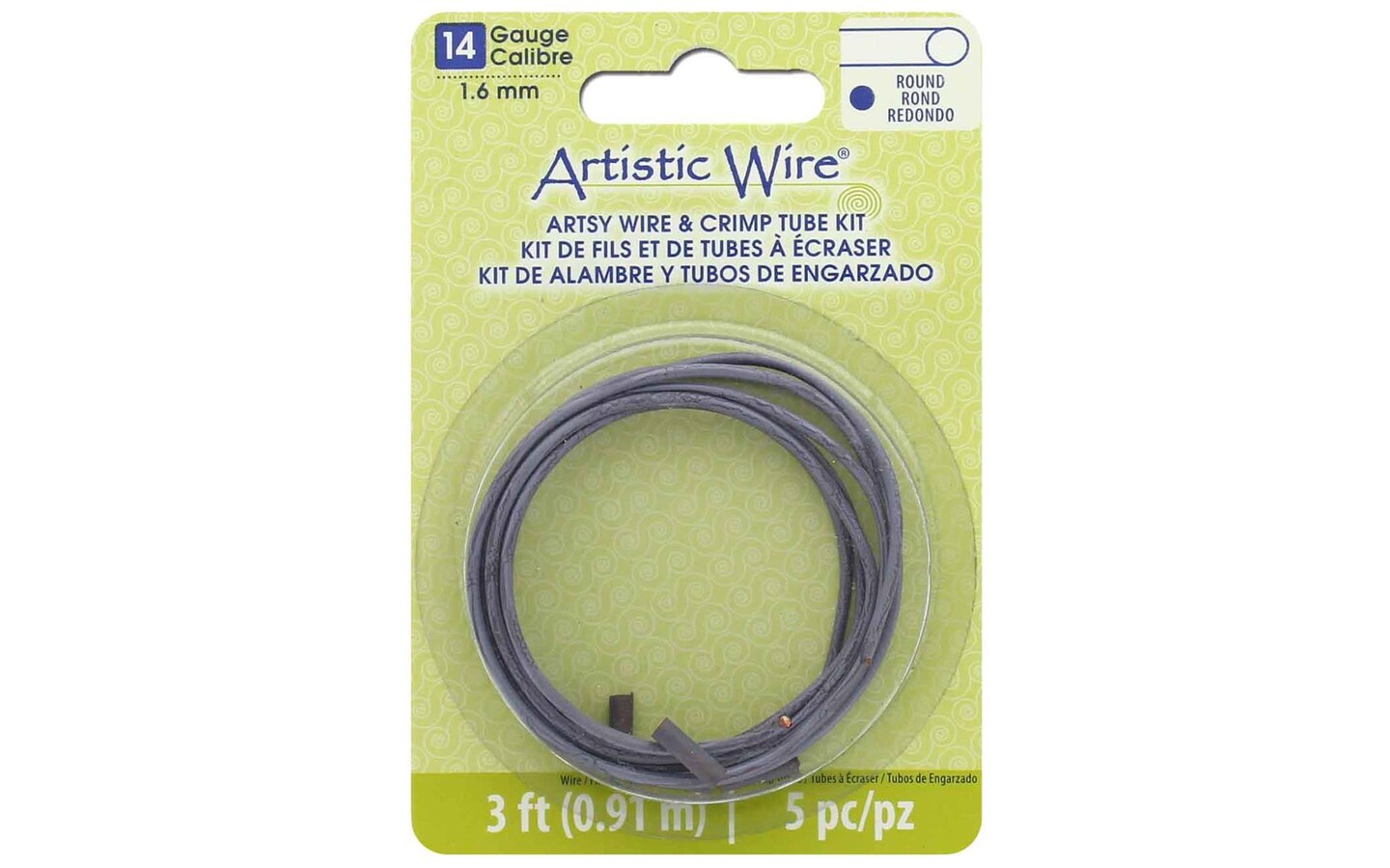 Artistic Wire Artsy Wire W/Crimps 14Ga Mauve 3ft | Michaels