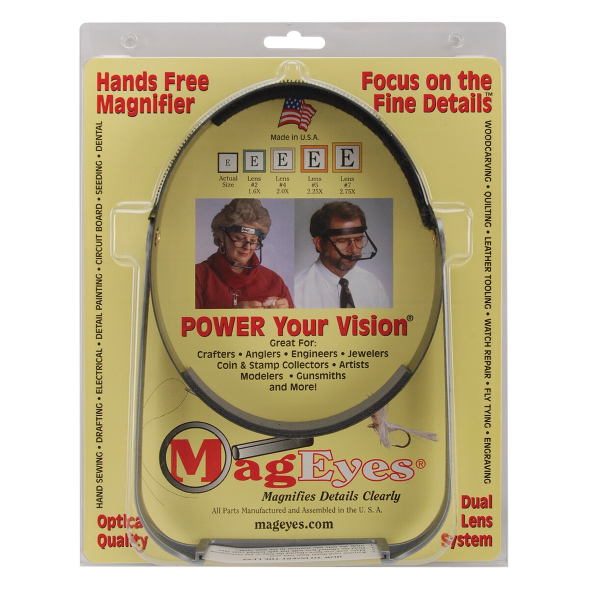 MagEyes Magnifier Kit-Full Circle/Double Hi - Black | Michaels