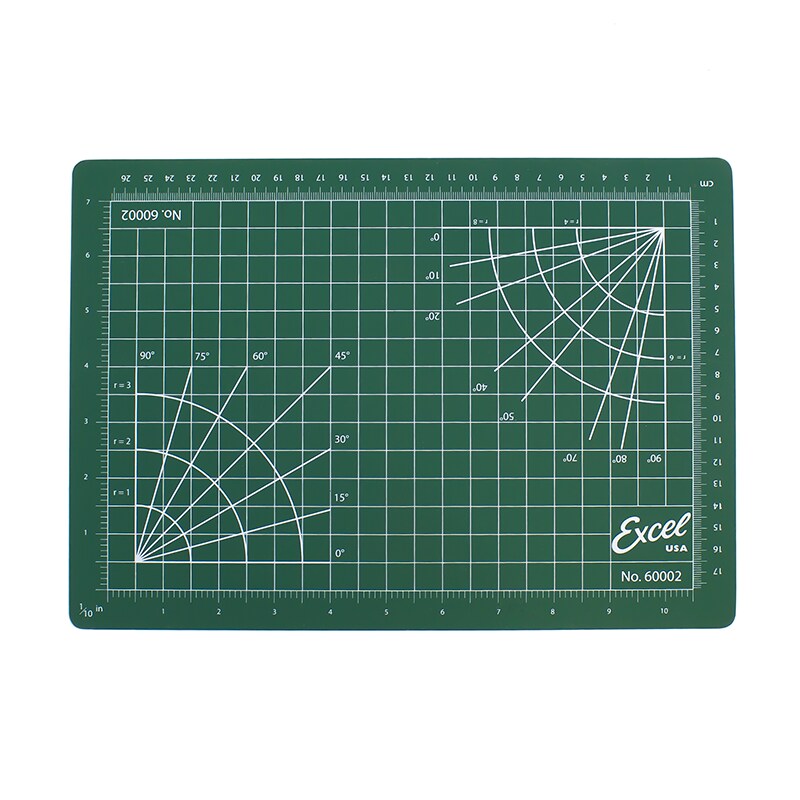Excel Blades 8.5" x 12" Self-Healing Cutting Mat, PVC, Grid Pattern ...