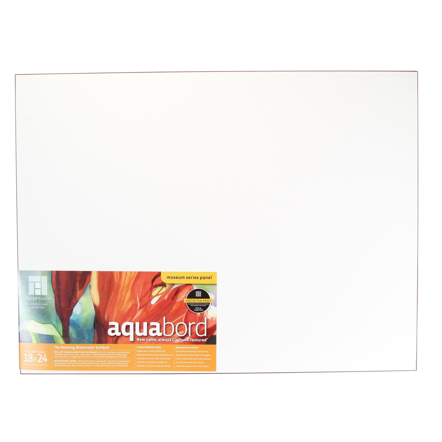 Ampersand Aquabord Panel for Watercolor and Gouache, 1/8 Inch Depth ...