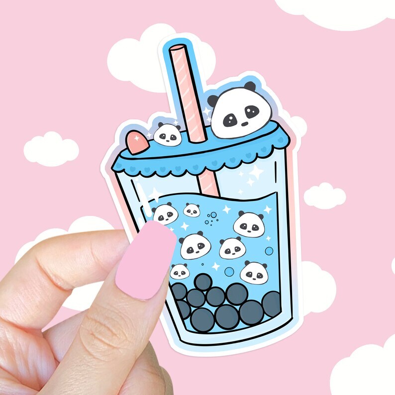 Panda Boba Die Cut Sticker | MakerPlace by Michaels