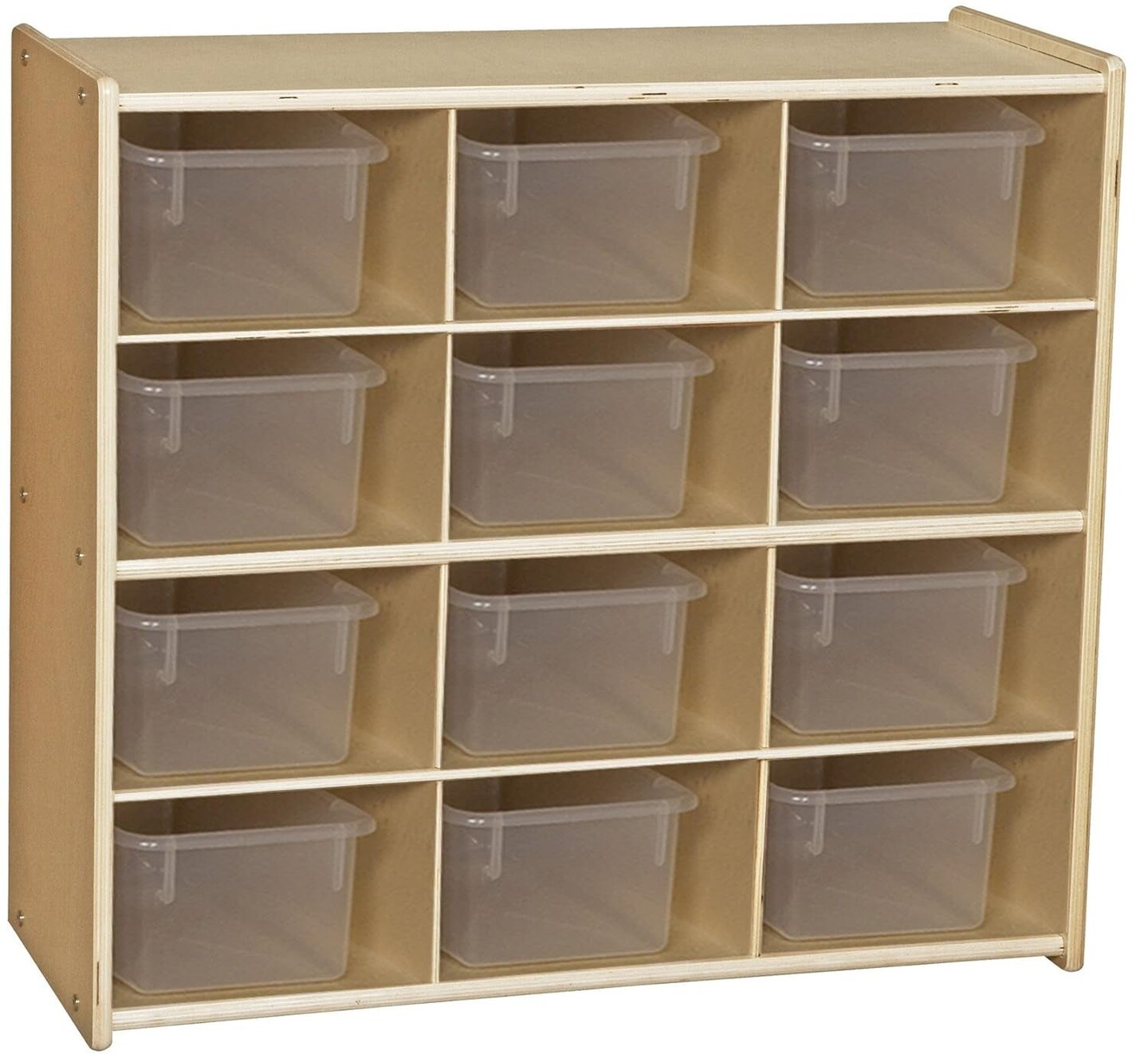 12 Cubbies 100% Birch Plywood Storage Cabinet, Office and Homeschool ...