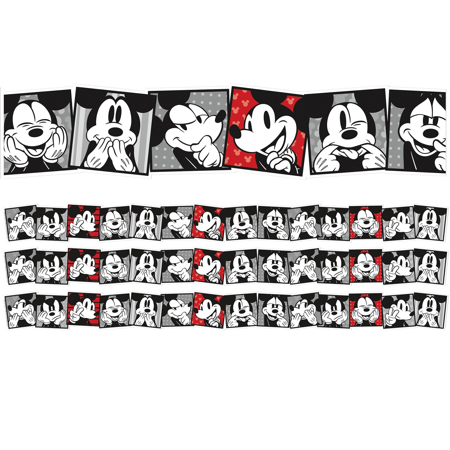 Mickey Mouse® Throwback Mickey Selfies Extra Wide Deco Trim®, 37 Feet ...