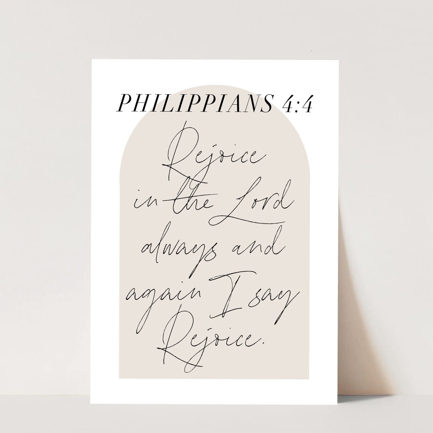 Rejoice in the Lord always and again I say Rejoice. -Philippians 4:4 ...