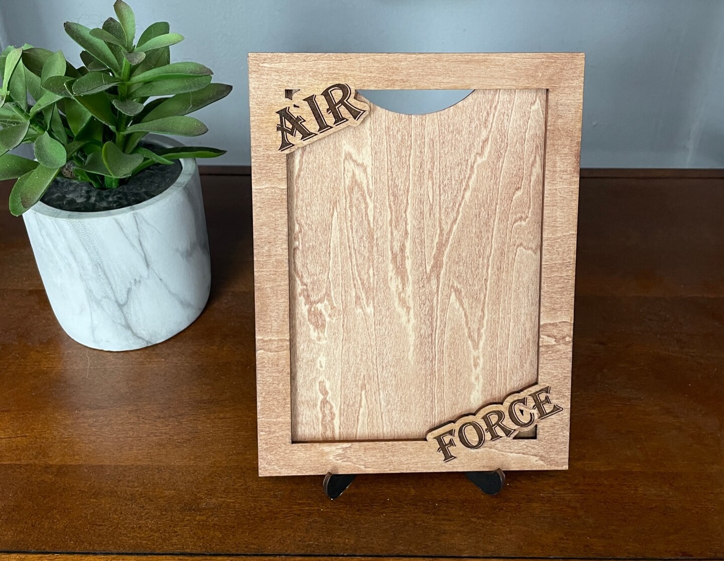 5x7 Wood Air Force Picture Frame Veteran Picture Frame Military Picture ...