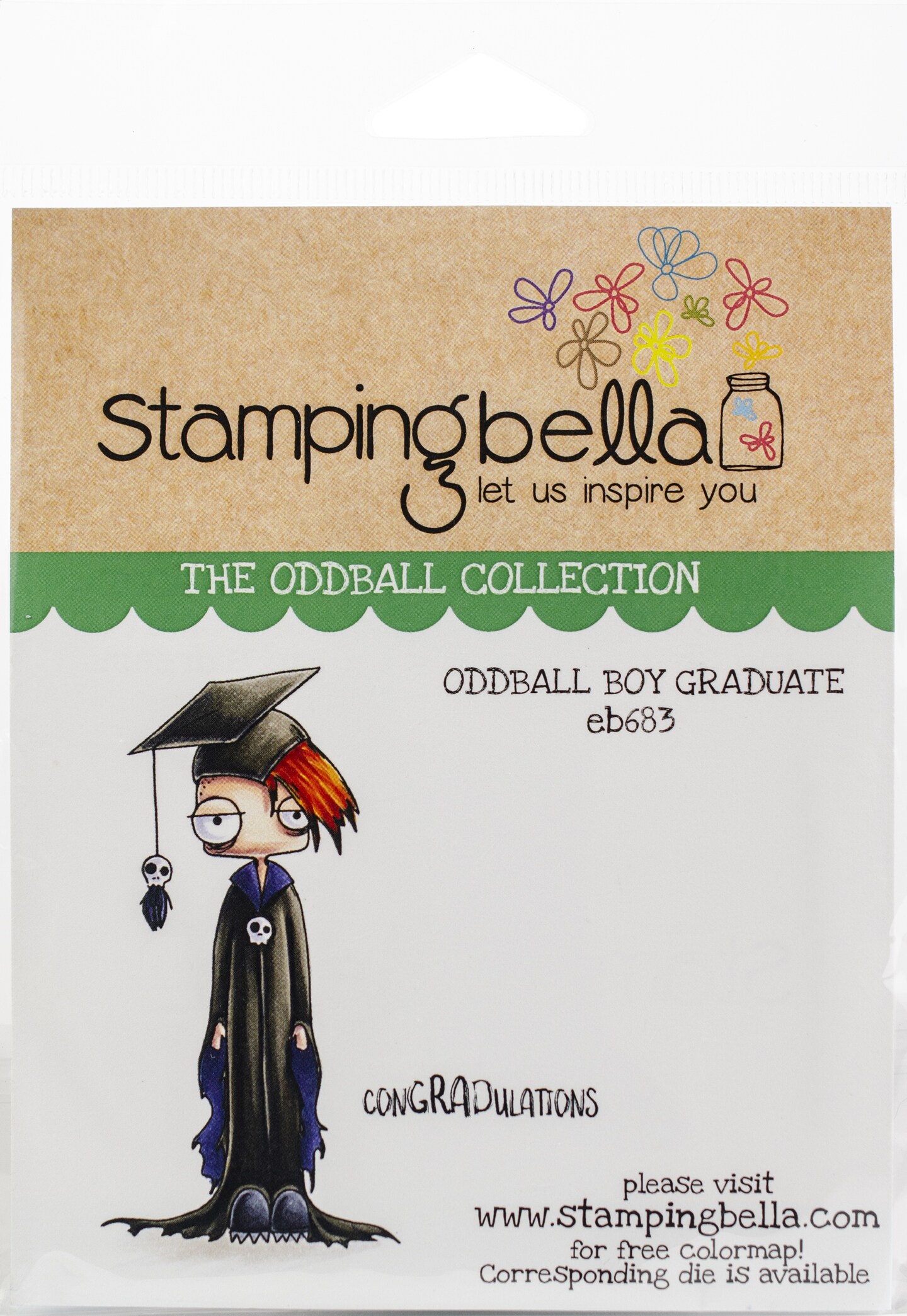 Stamping Bella Cling Stamps-Oddball Boy Graduate | Michaels