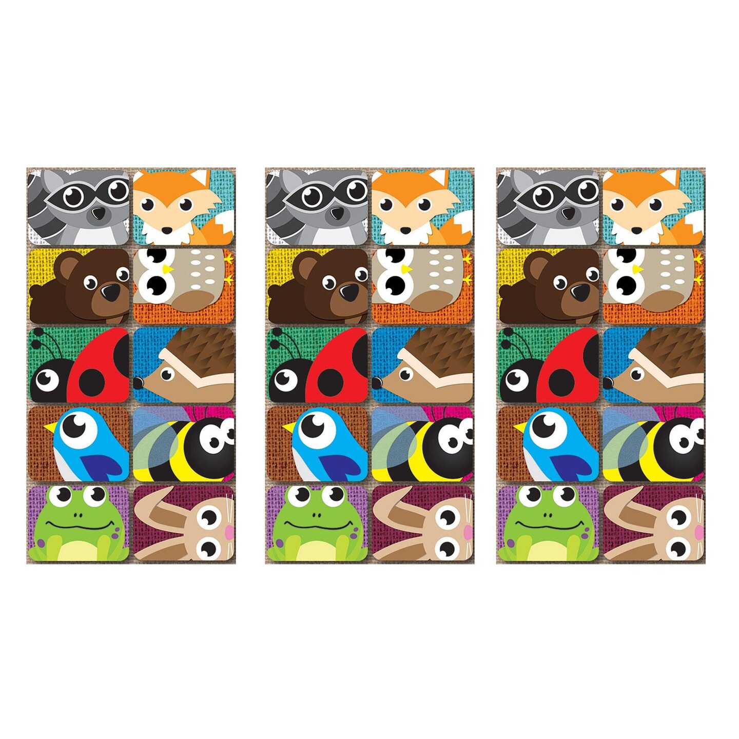 Non-Magnetic Mini Whiteboard Erasers, Keyhole Kritters, 10 Per Pack, 3 ...