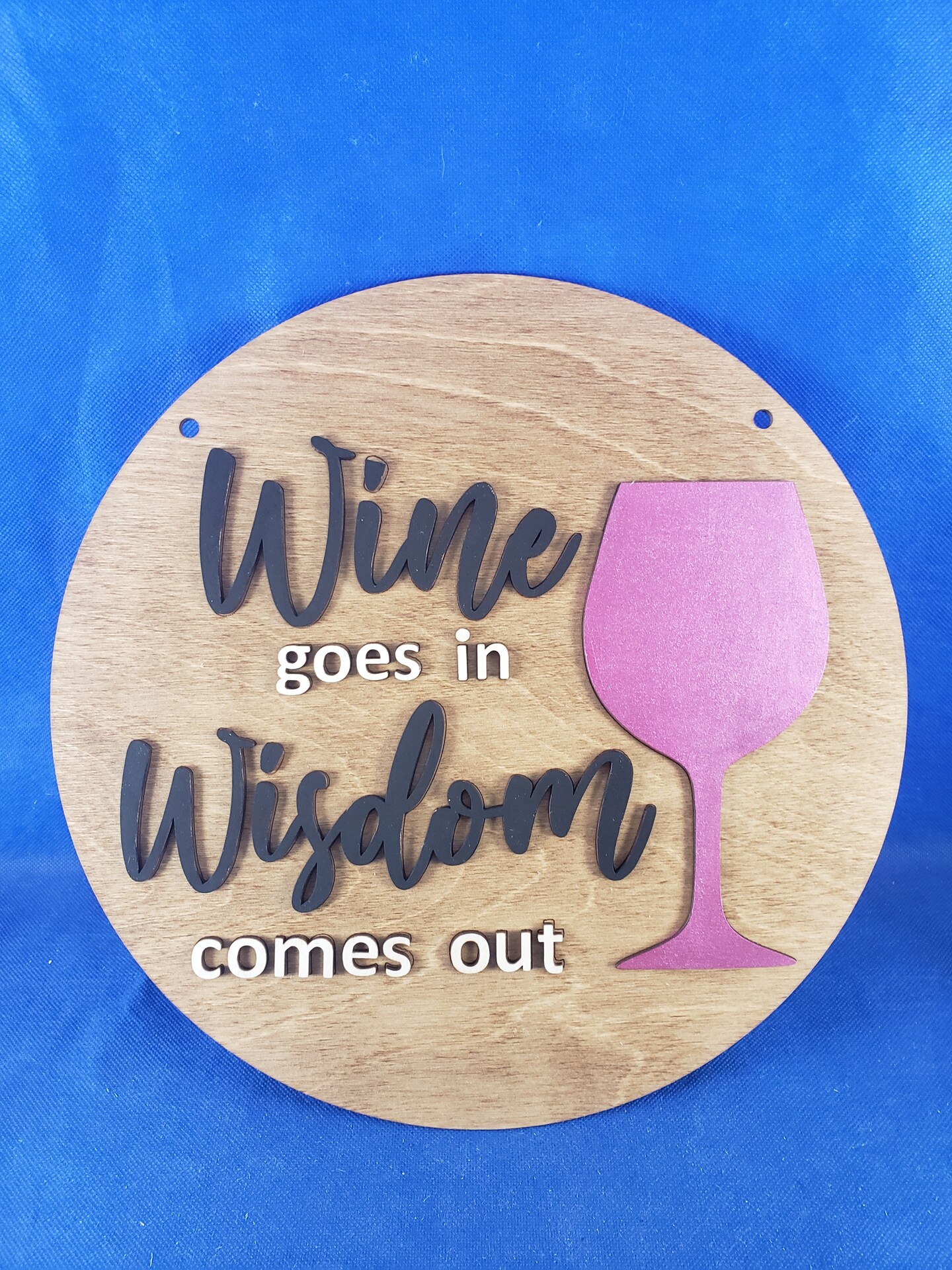Unfinished Wood DIY sign Kit | Wine goes in House Door Hanger | Door ...