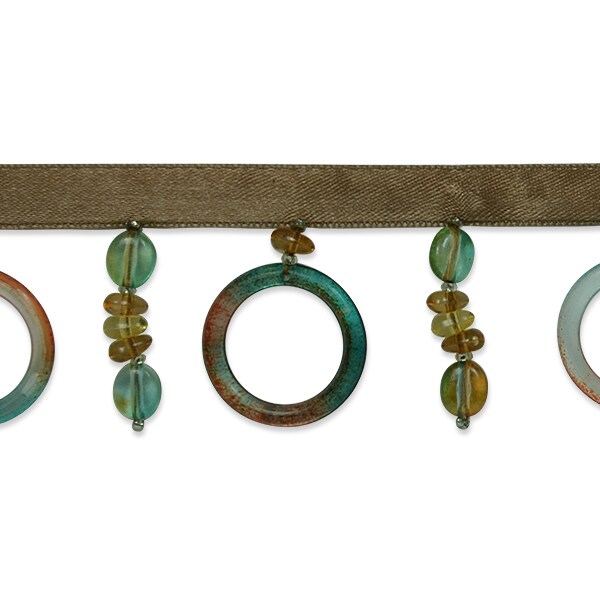 10 yards of Bauble & Ring Beaded FringeTrim | 10 yard cut | Michaels