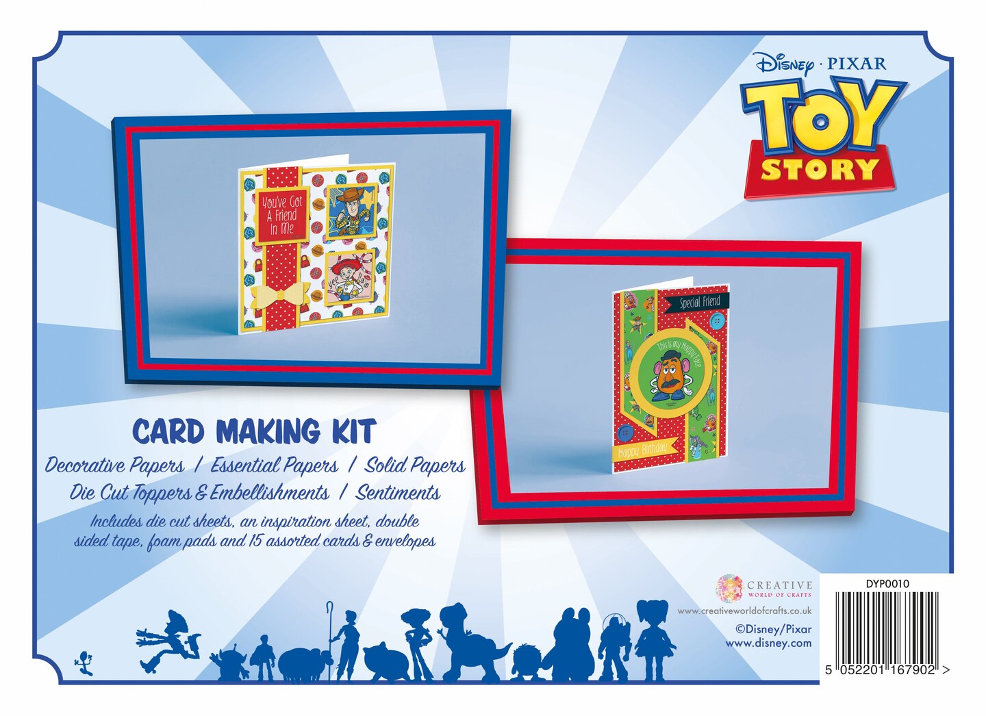Creative Expressions Toy Story - Large Card A4 Kit | Michaels