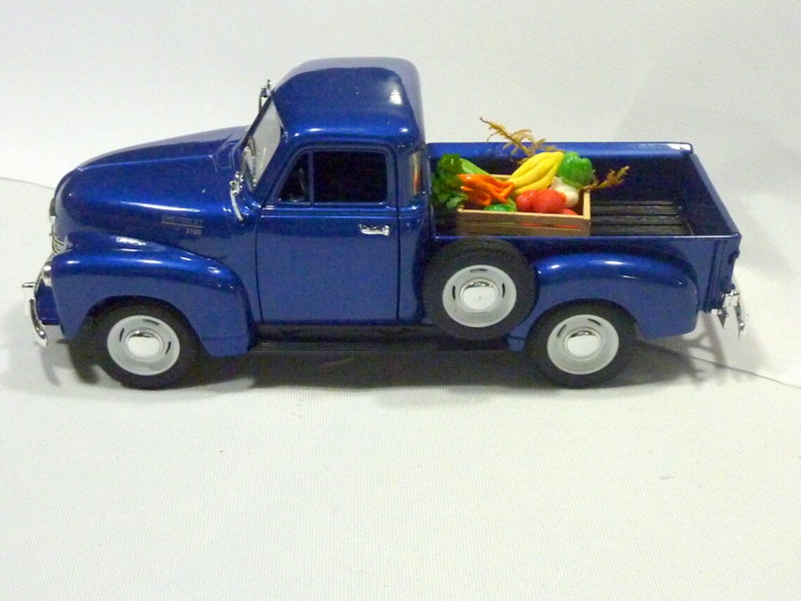 Blue Farmhouse truck, 1953 Chevrolet truck | MakerPlace by Michaels