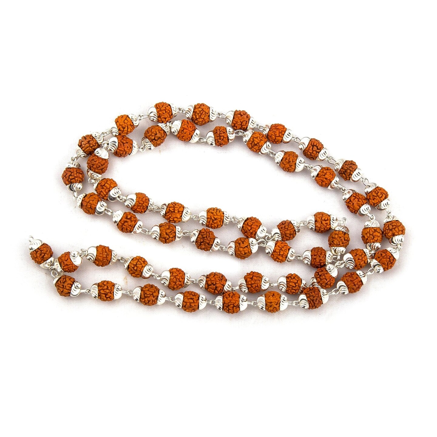 Certified Rudraksha Mala 5 Face (panchmukhi) Authentic Genuine Rudraksh ...