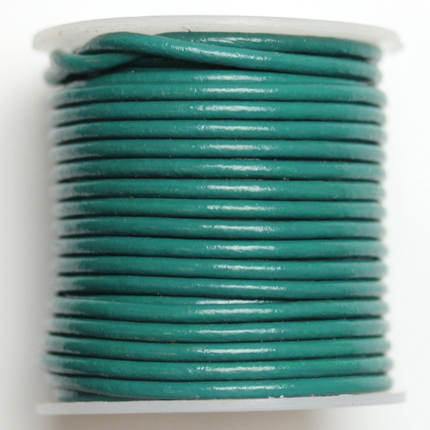 Real Leather Cording 2mm Emerald Green Polished | Michaels