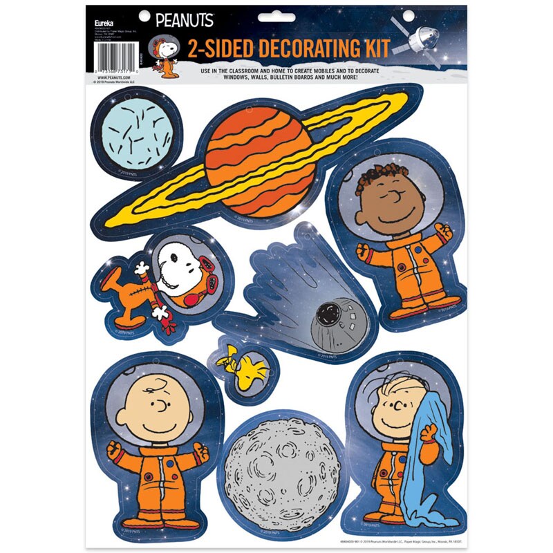 Peanuts® Nasa 2-Sided Deco Kit | Michaels