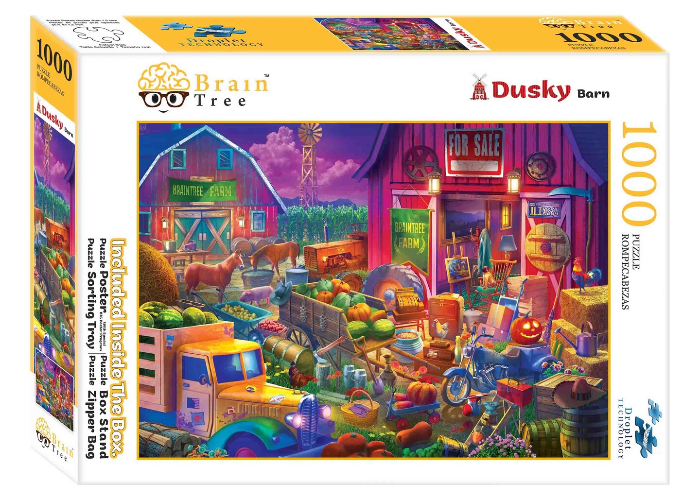 Brain Tree - Dusky Barn Quilts Jigsaw Puzzles 1000 Piece | Michaels