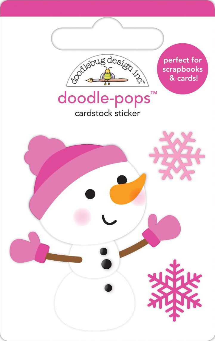 Doodlebug Doodle-Pops 3D Stickers-Crystal, Winter Wonderland | Michaels