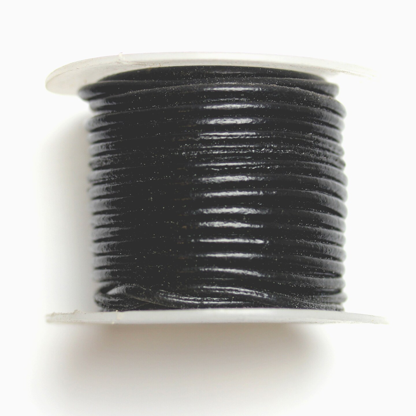 Real Leather Cording 2mm Black Polished | Michaels