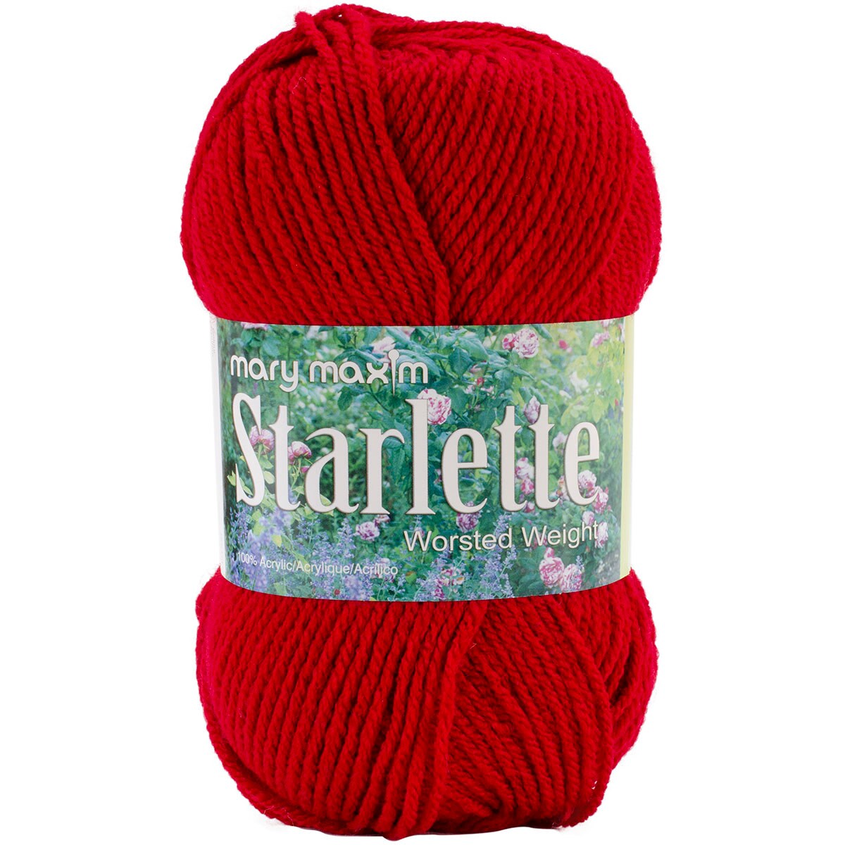 Mary Maxim Starlette Yarn-Cardinal | Michaels