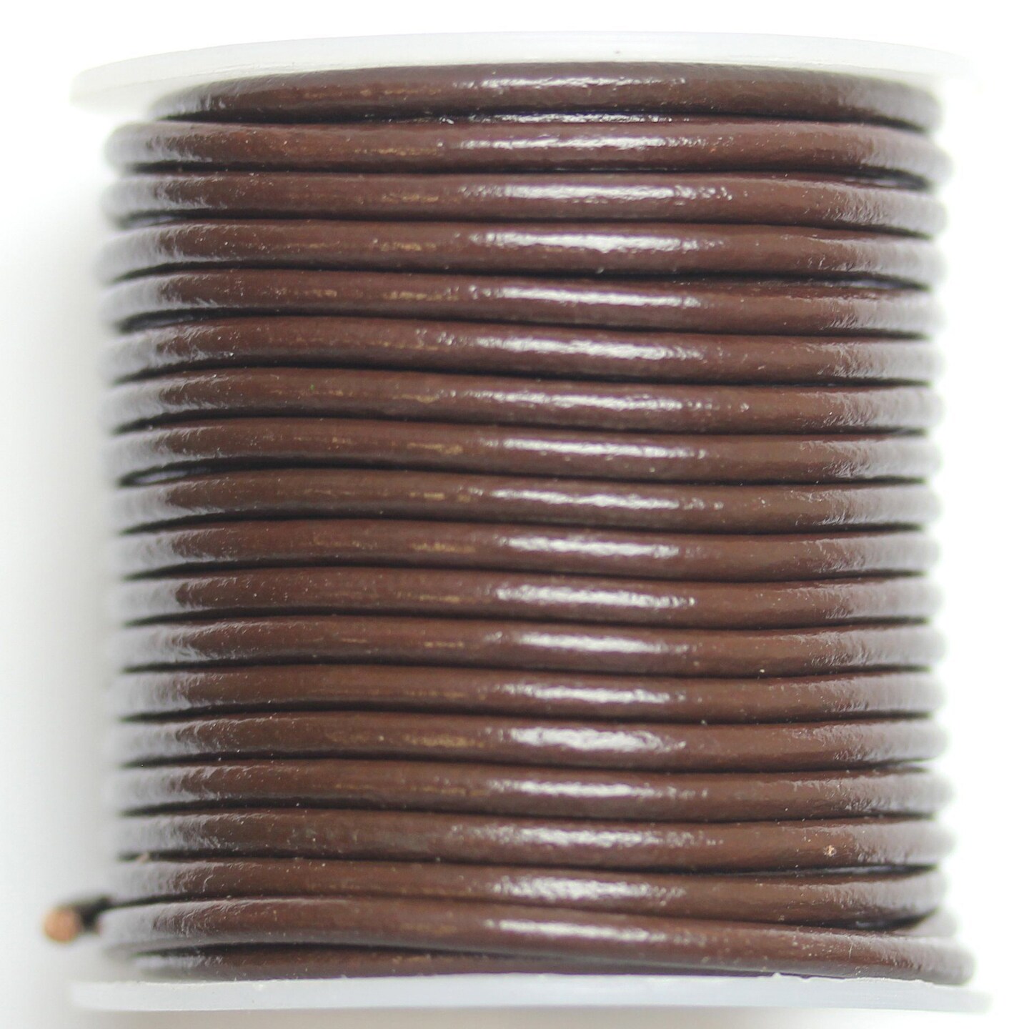 Real Leather Cording 2mm Dark Brown Polished | Michaels