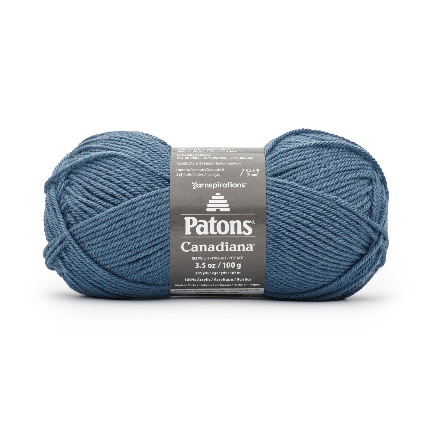 Patons Canadiana Yarn - Solids-Mediterranean Blue | Michaels