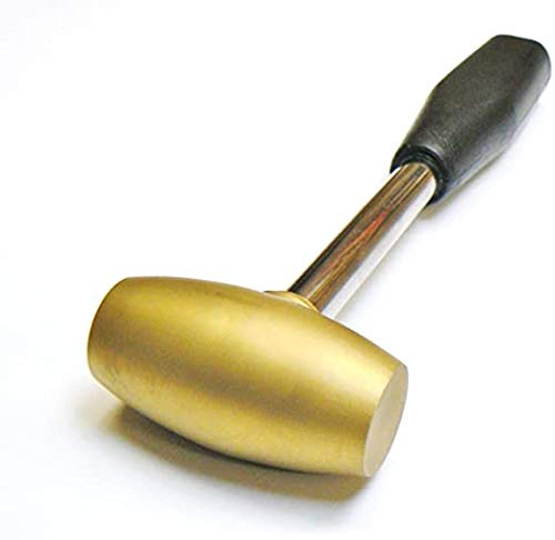 New 1 Pound Brass Non-Sparking Hammer Metal Stamping Hammer with ...