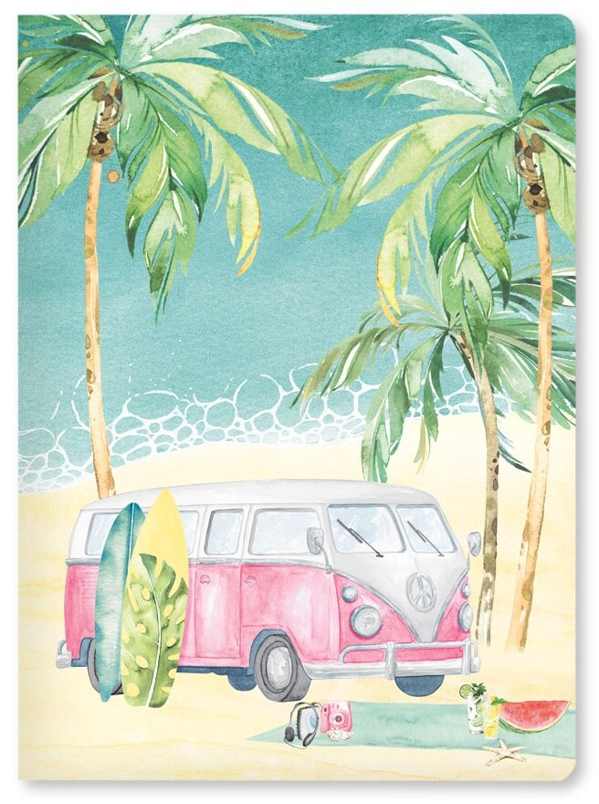 P13 Summer Vibes Art Journal A5-10 White Cards | Michaels