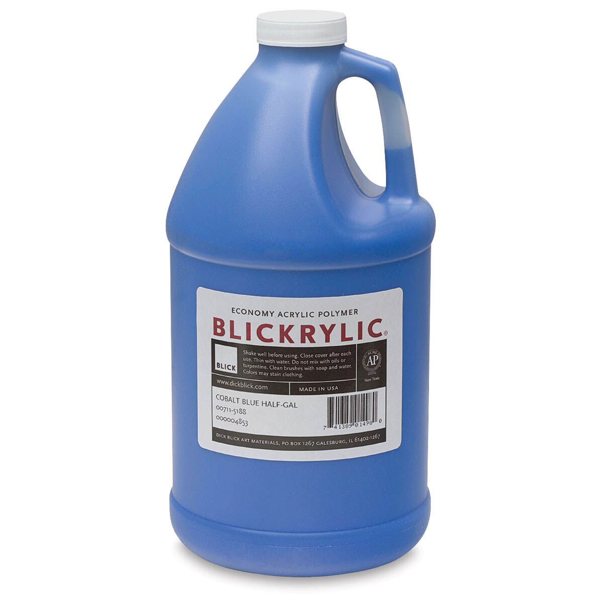 Blickrylic Student Acrylics - Cobalt Blue, Half Gallon | Michaels