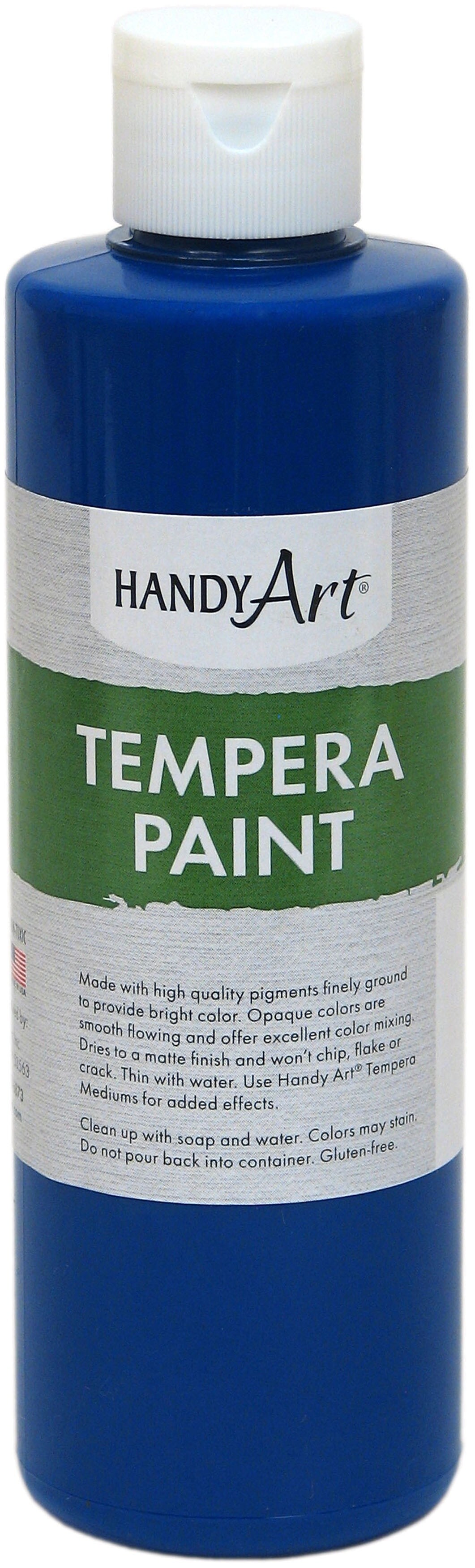 Handy Art Tempera Paint 8oz-Blue | Michaels
