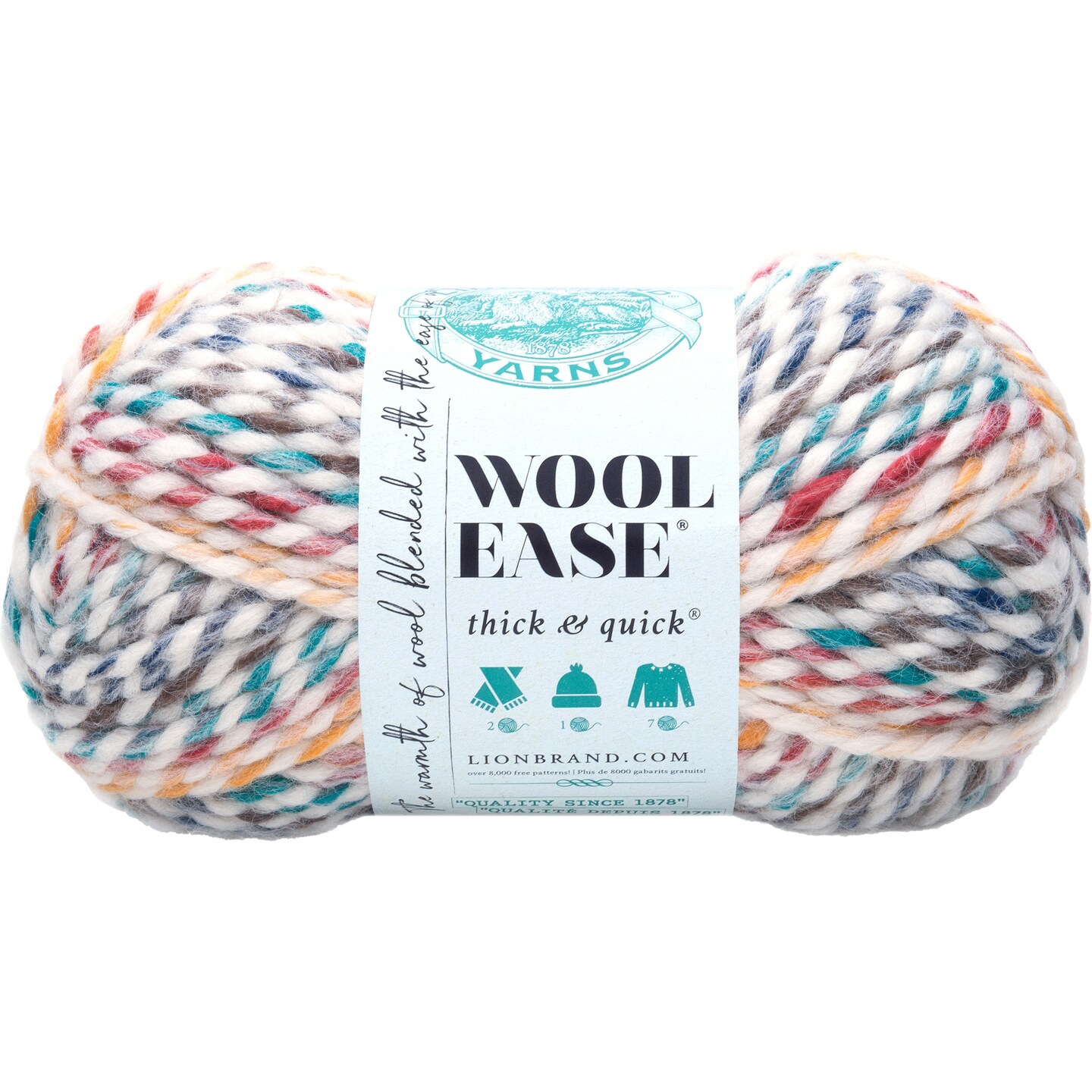 Multipack of 24 - Lion Brand Wool-Ease Thick & Quick Yarn-Hudson Bay ...