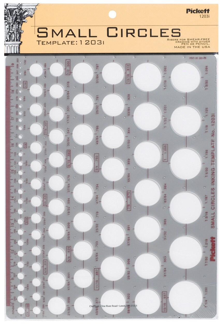 Pickett Small Circles Inking Template | Michaels