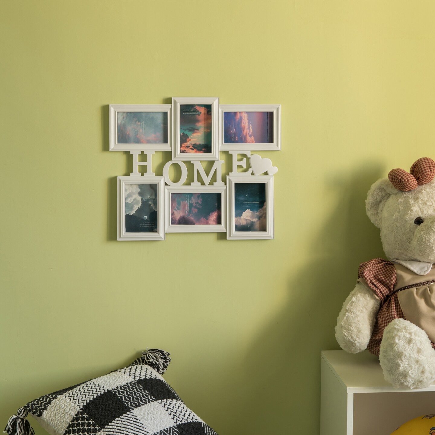 Decorative Modern Wall Mounted Collage Picture Holder Multi Photo Frame ...