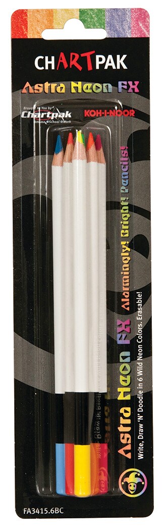 Koh-I-Noor - Astra Neon FX Pencil-6 Color Set | Michaels