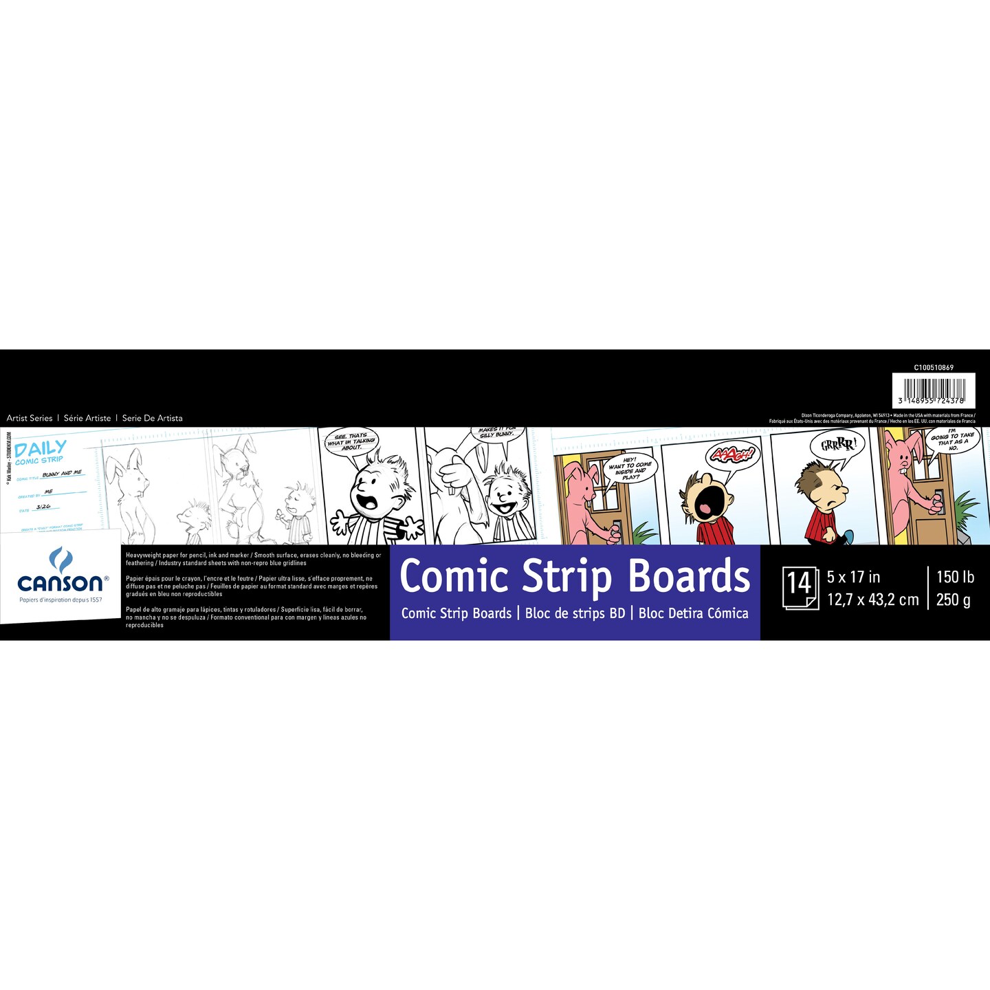 Canson - Fanboy Comic Strip Daily Board - 14-Sheet Pack | Michaels