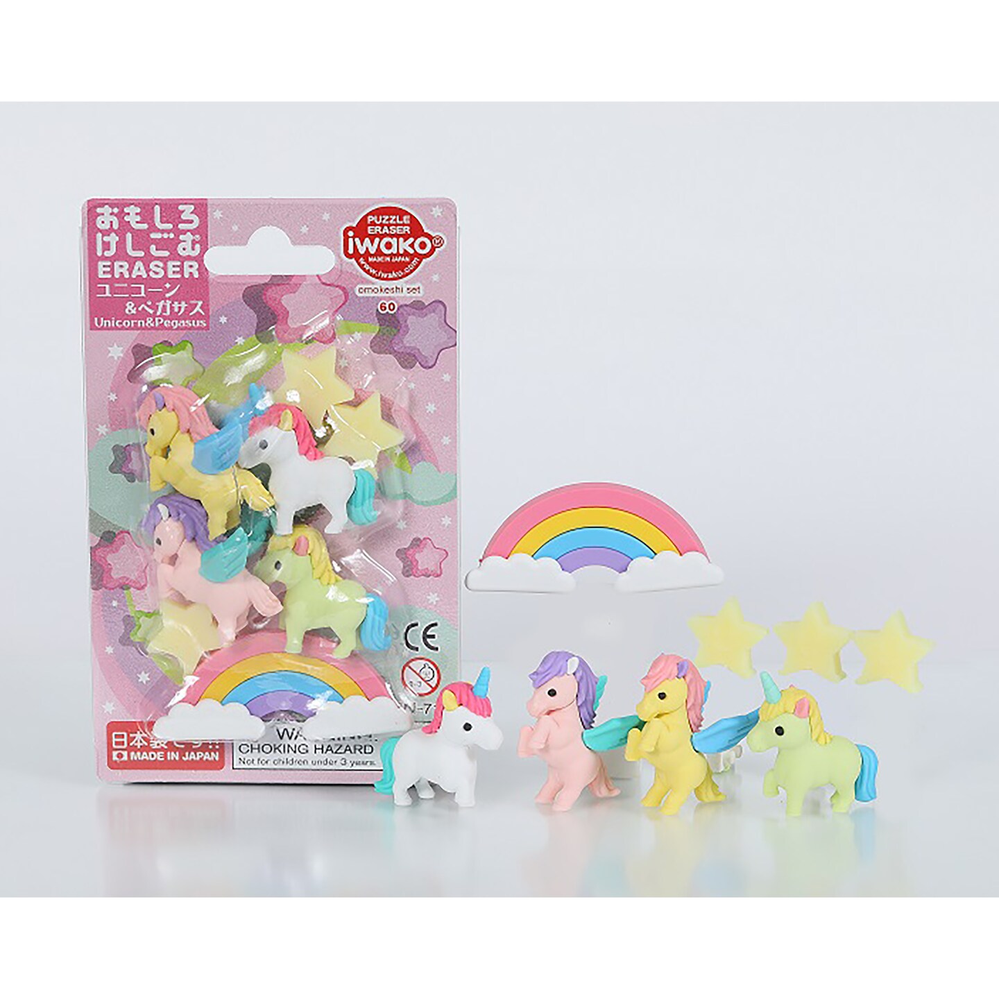 Iwako Eraser Set, Unicorn Pegasus | Michaels