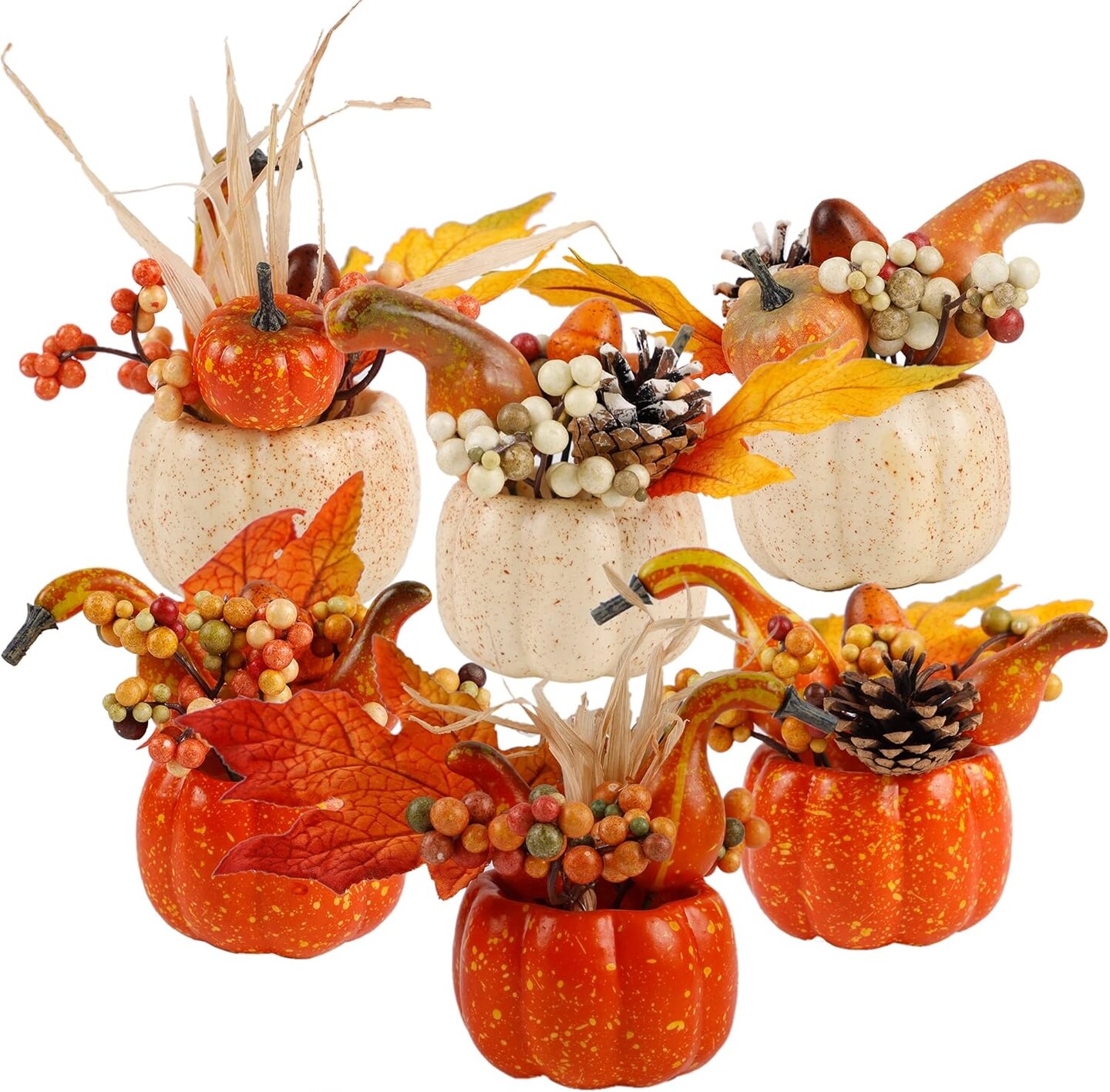 6 Artificial Pumpkin Tabletop Decorations | Michaels