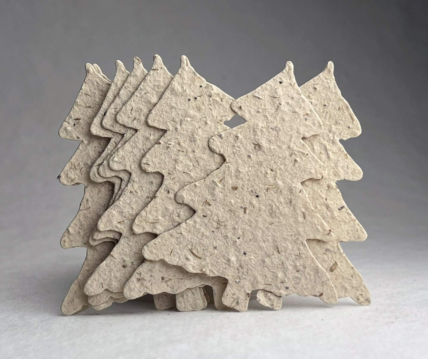 Wildflower Seed Paper Tree Shape - Natural Fiber Paper Embedded with ...