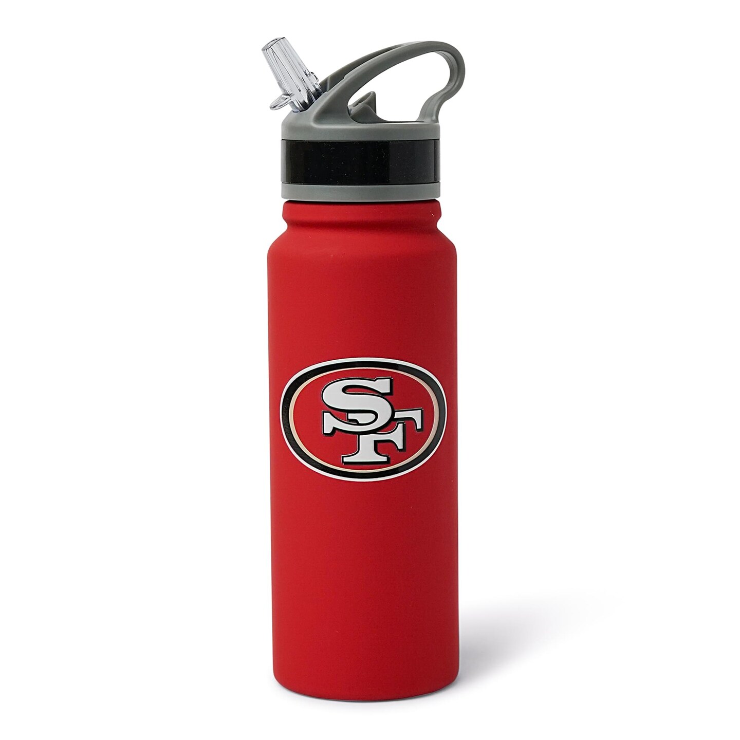 San Francisco 49ers Swagger 25-Ounce Stainless Steel Flip-Top NFL Water ...