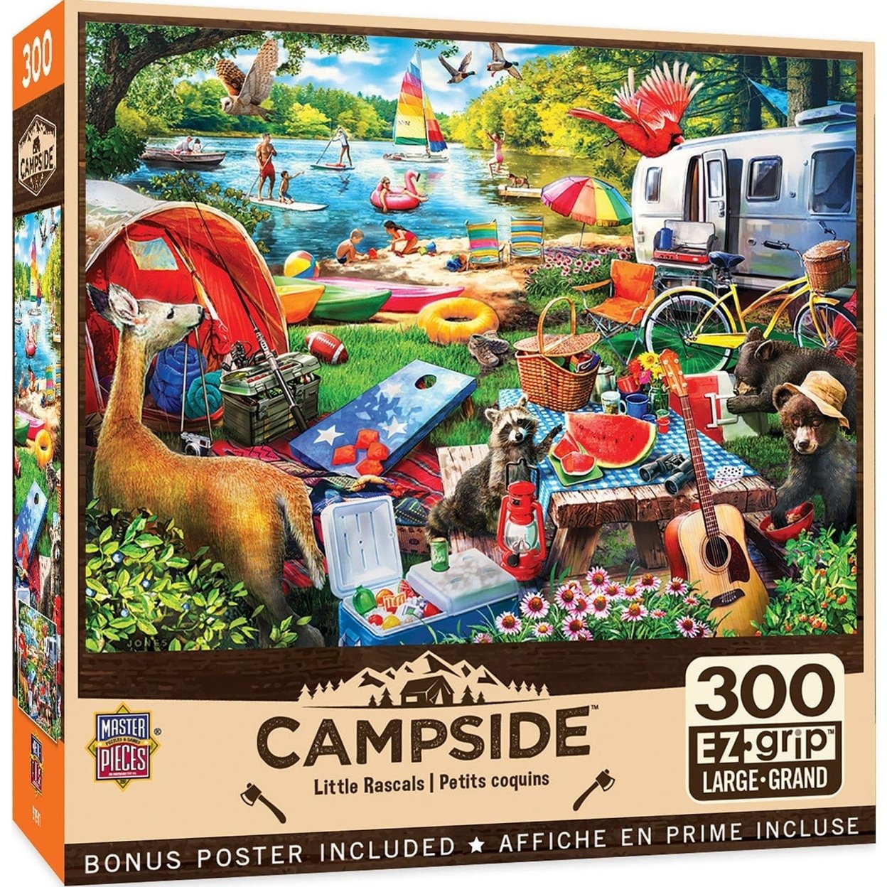 Campside Little Rascals 300 Piece Ez Grip Jigsaw Puzzle 18X24 Eco ...
