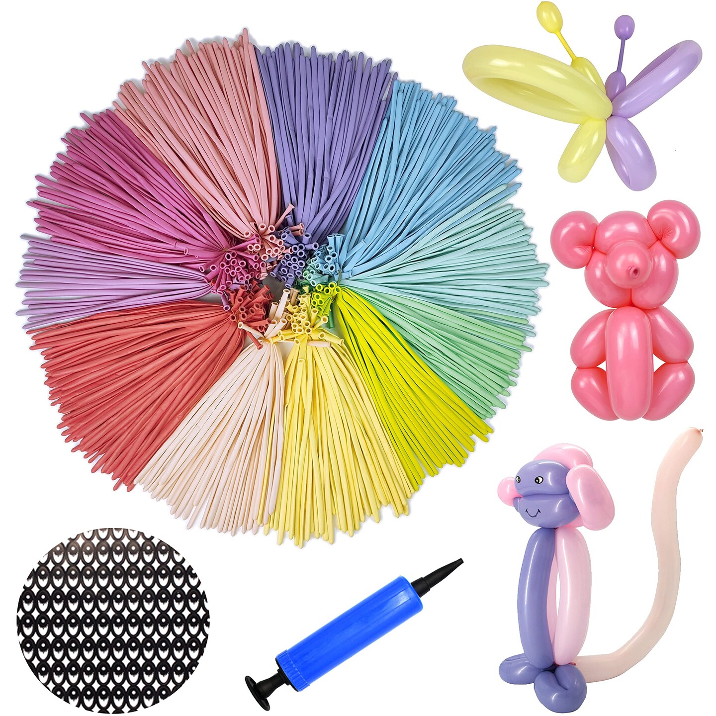 LXZFCRG 260 Balloons, Premium Long Balloons Latex Twisting Balloons for ...