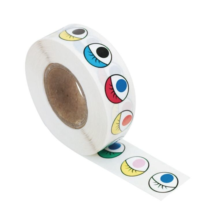 S&S Worldwide Colored Wiggly Eye Stickers. Self-Adhesive Assorted Paper ...