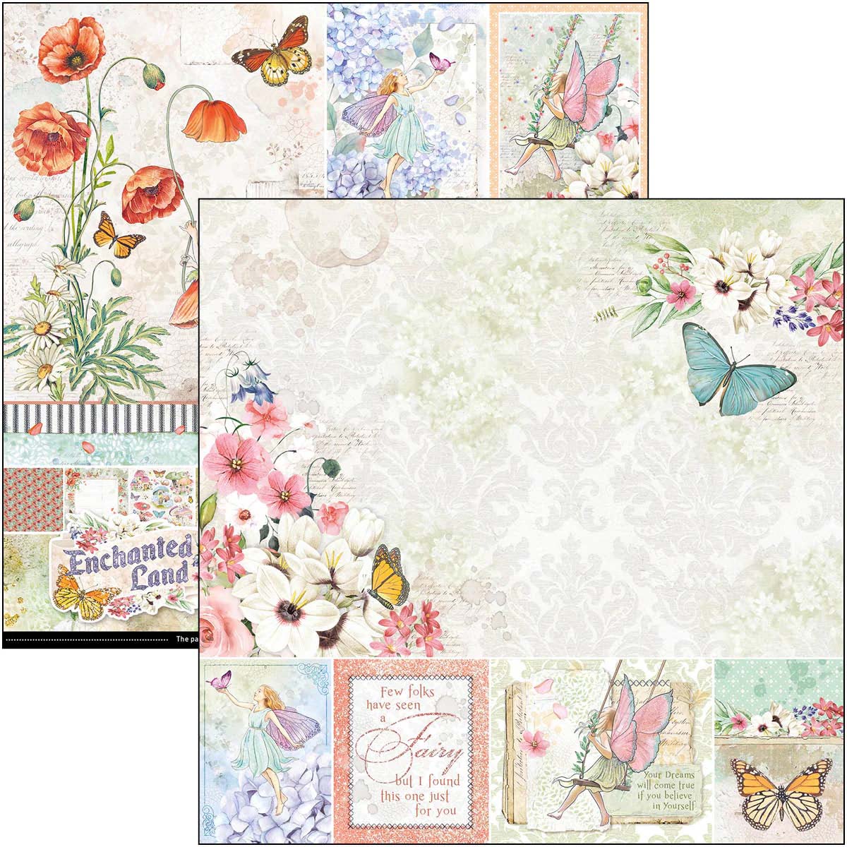 Enchanted Land Paper Pad 12"x12" 12/Pkg | Michaels
