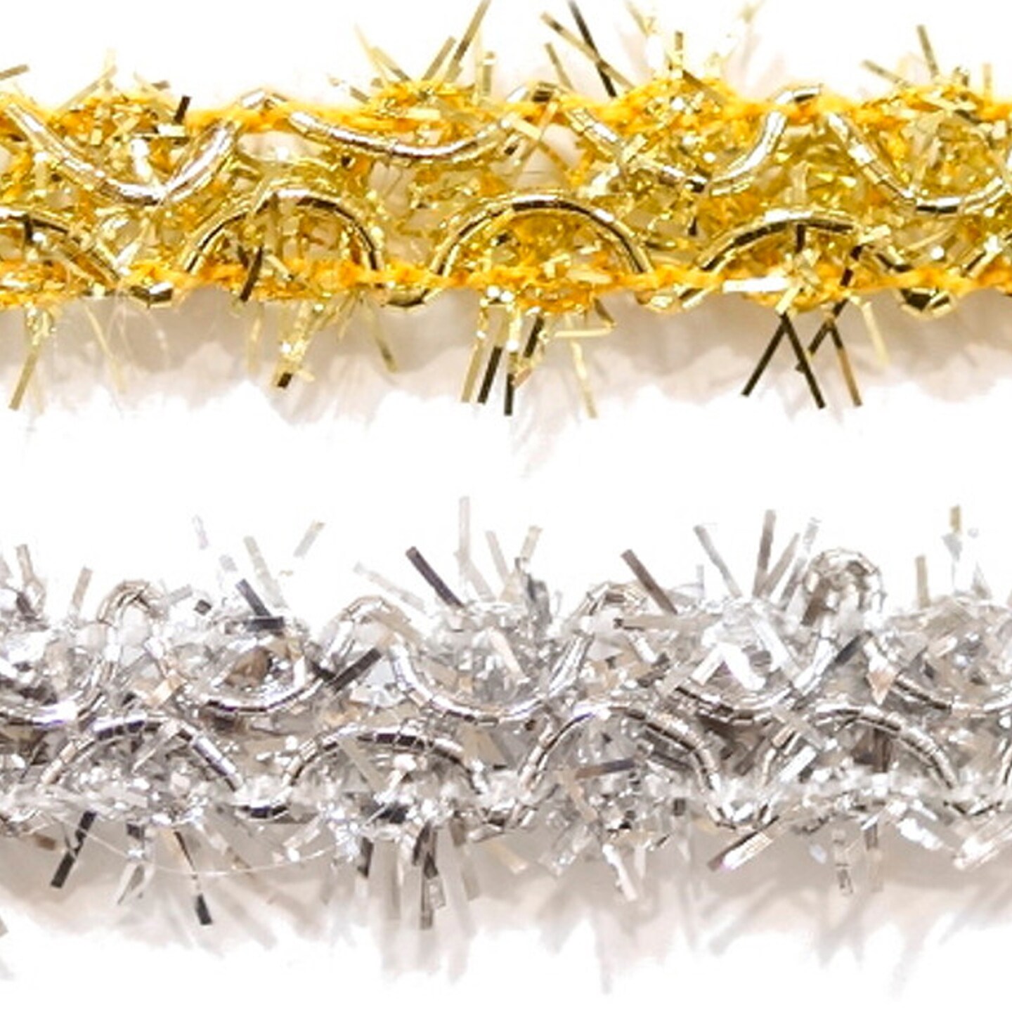 5/8" x 20 Yards Gold Fuzzy Tinsel Trim Pack Of 5 | Michaels