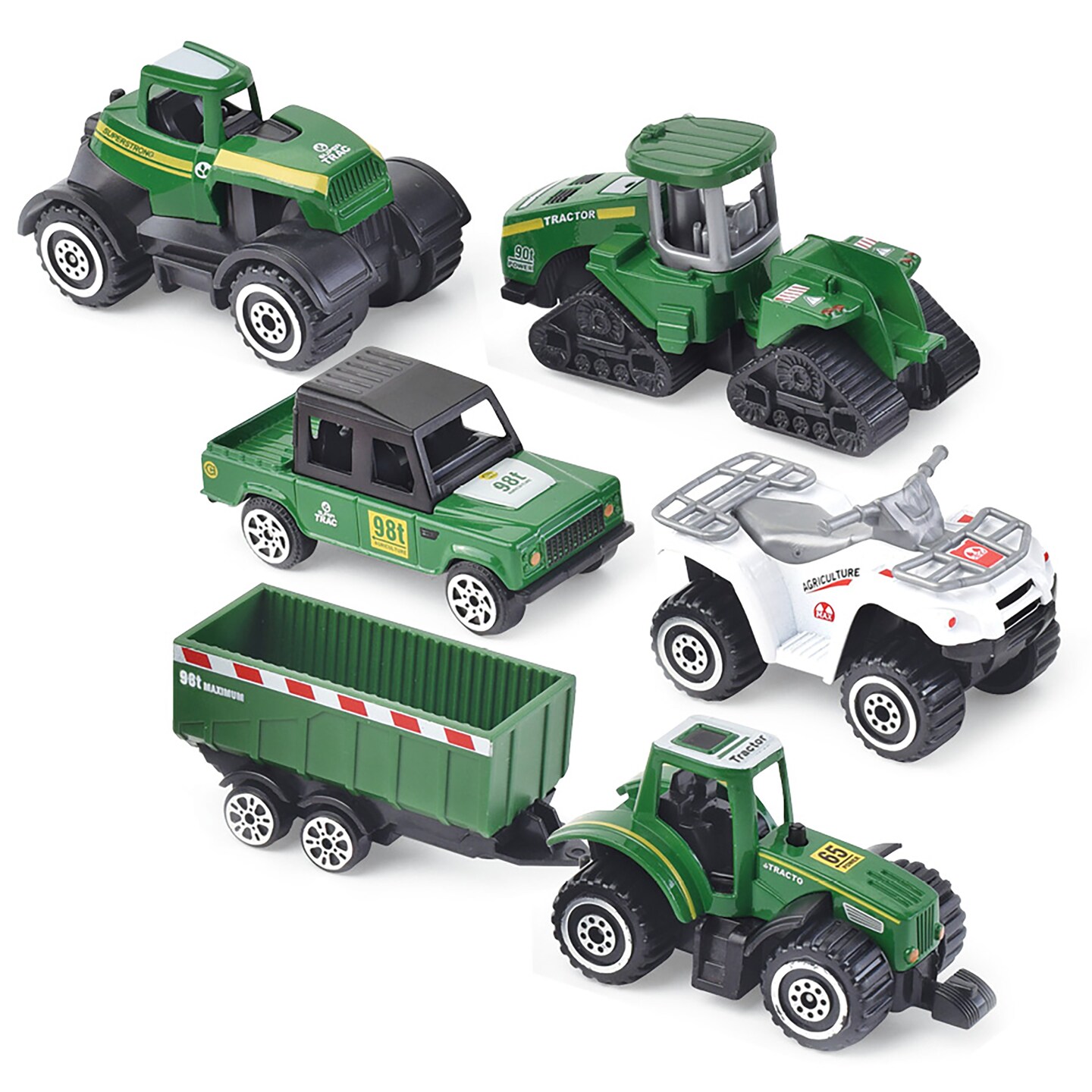 Collections Etc Die Cast Collectible Farm Vehicles - Set of 6 | Michaels