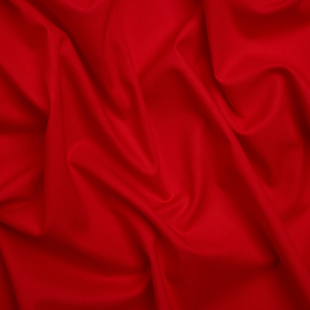 1 Yard Candy Apple Red Solid Quilting Cotton - Smooth Soft Hand and ...