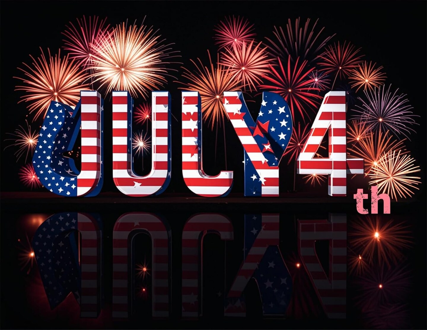 Diamond Art Kits for Adults, Happy July 4th Fireworks Show Reflections ...