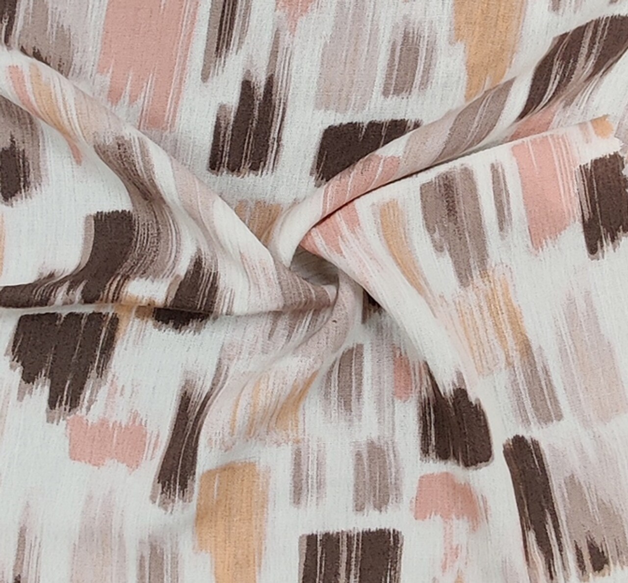 1 Yard Rayon Crinkle Crepon Fabric Cameo Rose, Lightweight, Drapey ...