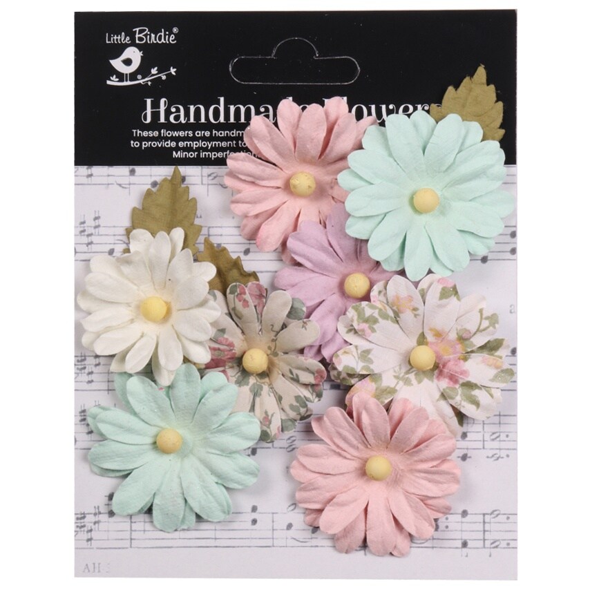 Little Birdie Valerie Paper Flowers 8/Pkg-Fairy Garden | Michaels