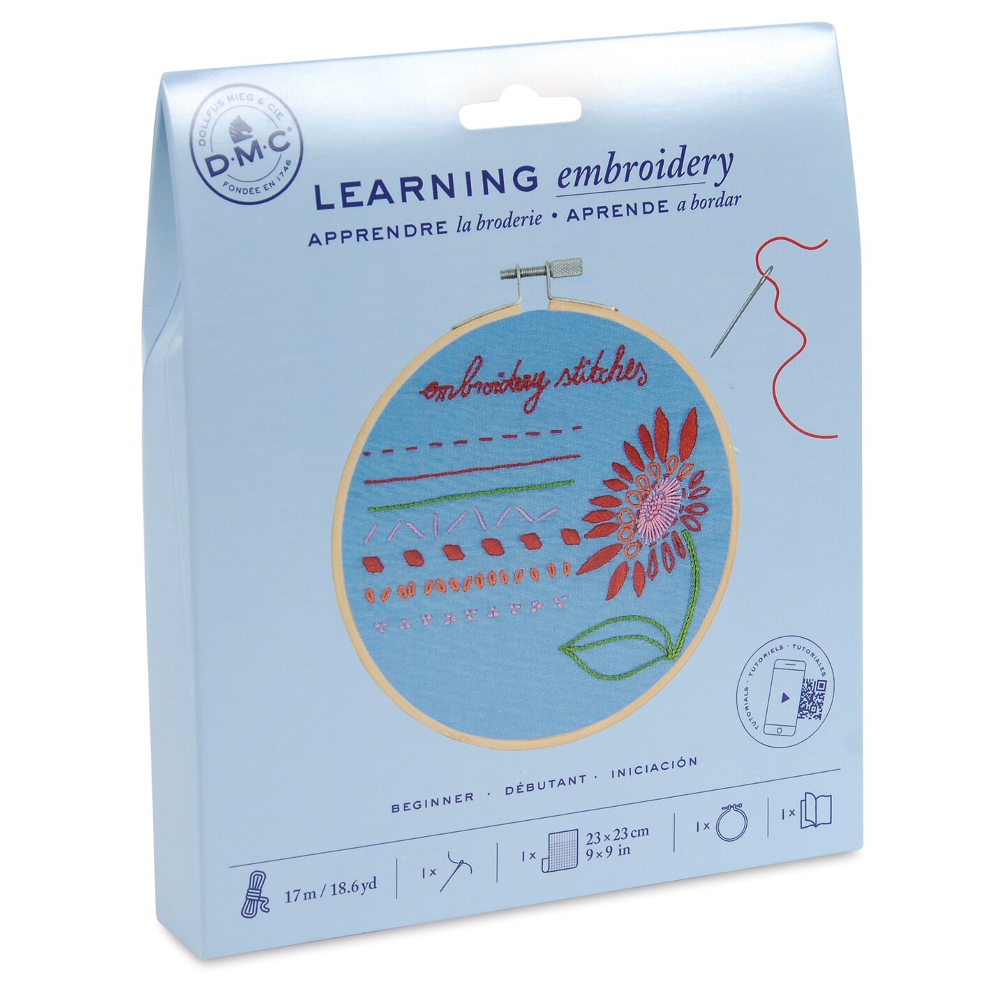 DMC Learning Embroidery Kit | Michaels