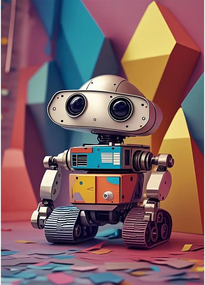 Hill froeistung 5D Robots Diamond Art Painting Kits,DIY Full Round ...